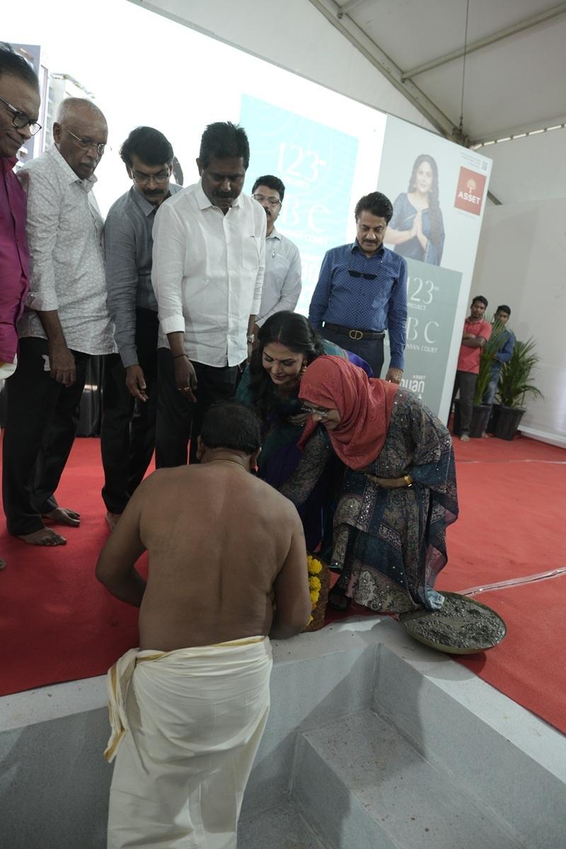 The 123rd Project, Asset Banyan Court, begins with Stone Laying Ceremony in Melechovva, Kannur